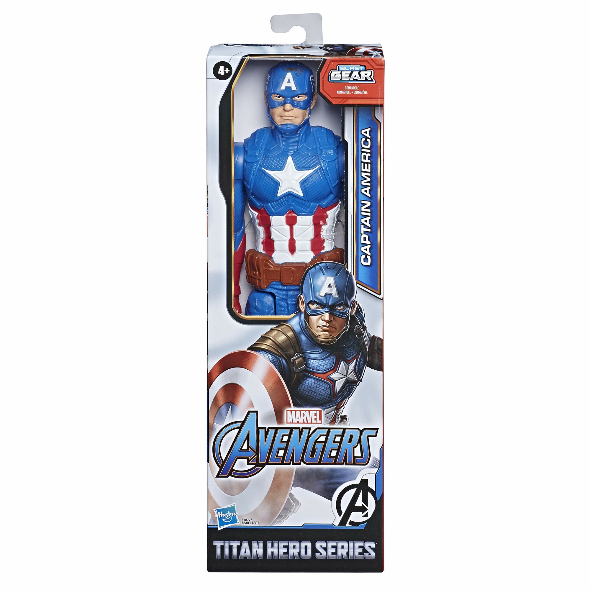 Фигурка Капитан Америка, Первый Мститель, Marvel Super Hero 30 см