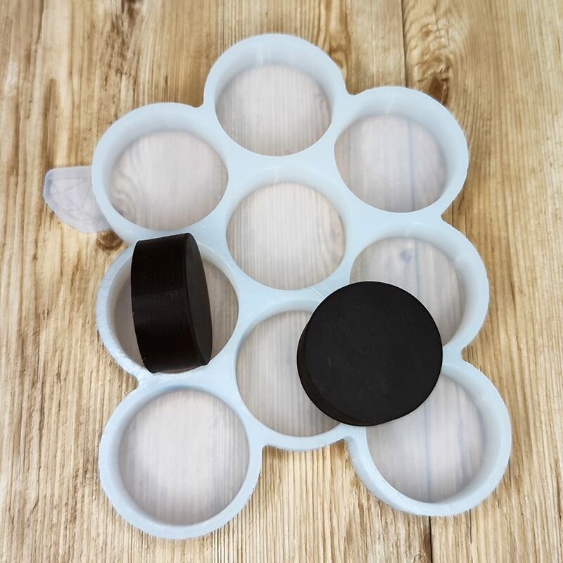 Силиконовая форма для конфет Brilliant Mold. Молд Конфетки круги