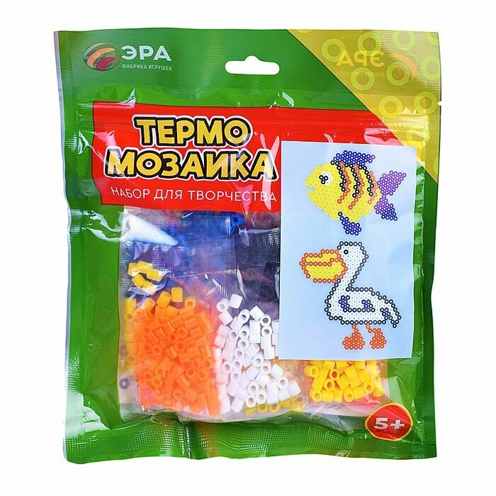 Термомозаика Эра (игры) "Рыбка и пеликан", тип 21, от 5 лет, в пакете
