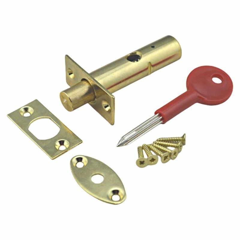 Задвижки для дверей с ключом, Золото