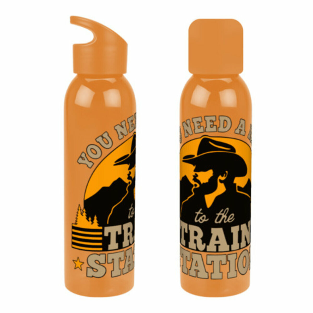 Бутылка для воды «йеллоустоун» (оранжевый)