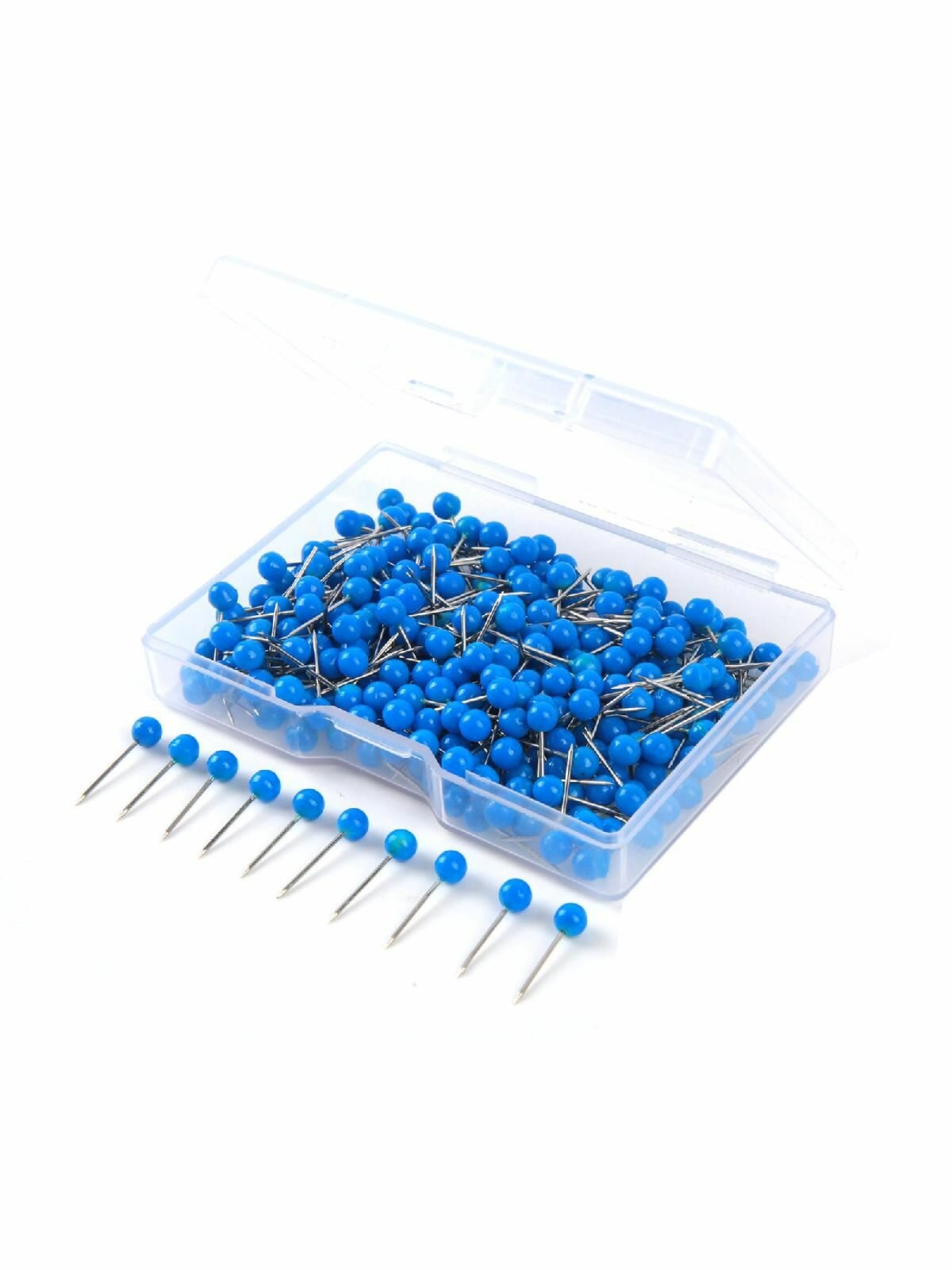 Шариковые булавки для шитья, 4 мм темно-синий