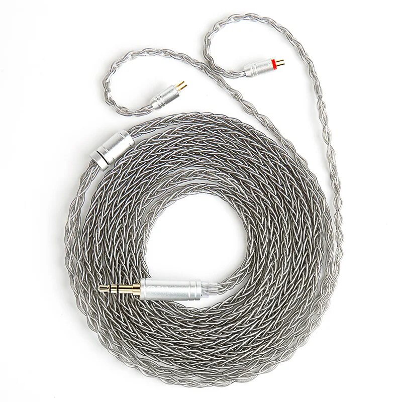 KBEAR ST12 Plus 8-ядерный серебряный кабель для наушников KZ EDX PRO