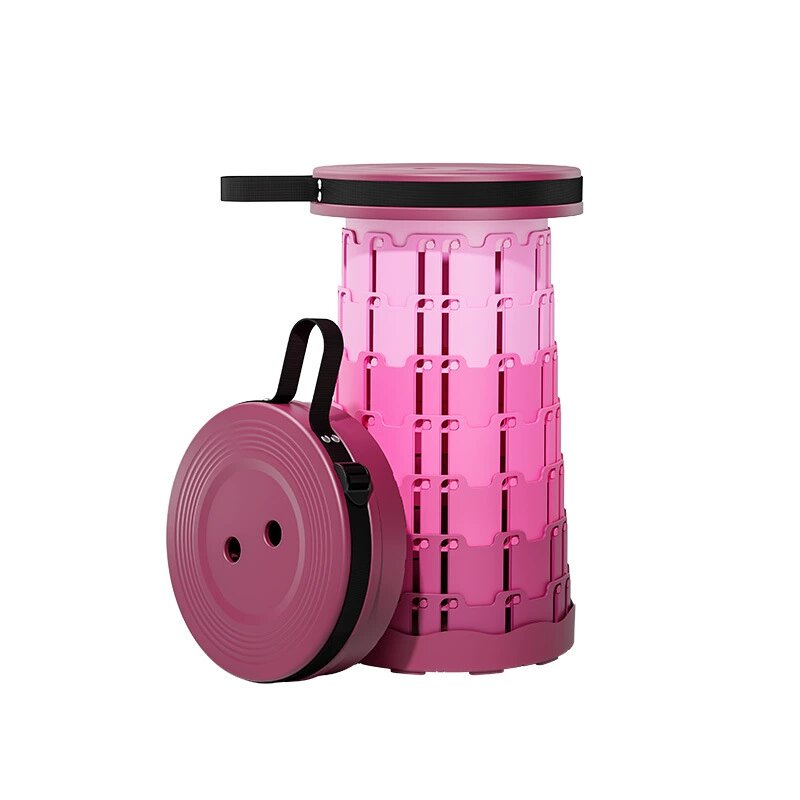 Портативный телескопический стул-табурет многофункциональный пластиковый складной стул-табурет