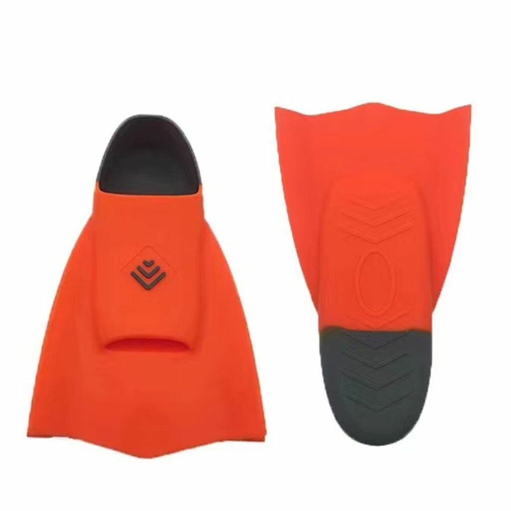 Ласты мужские и женские для фристайла силиконовые короткие ласты детские дайвинга