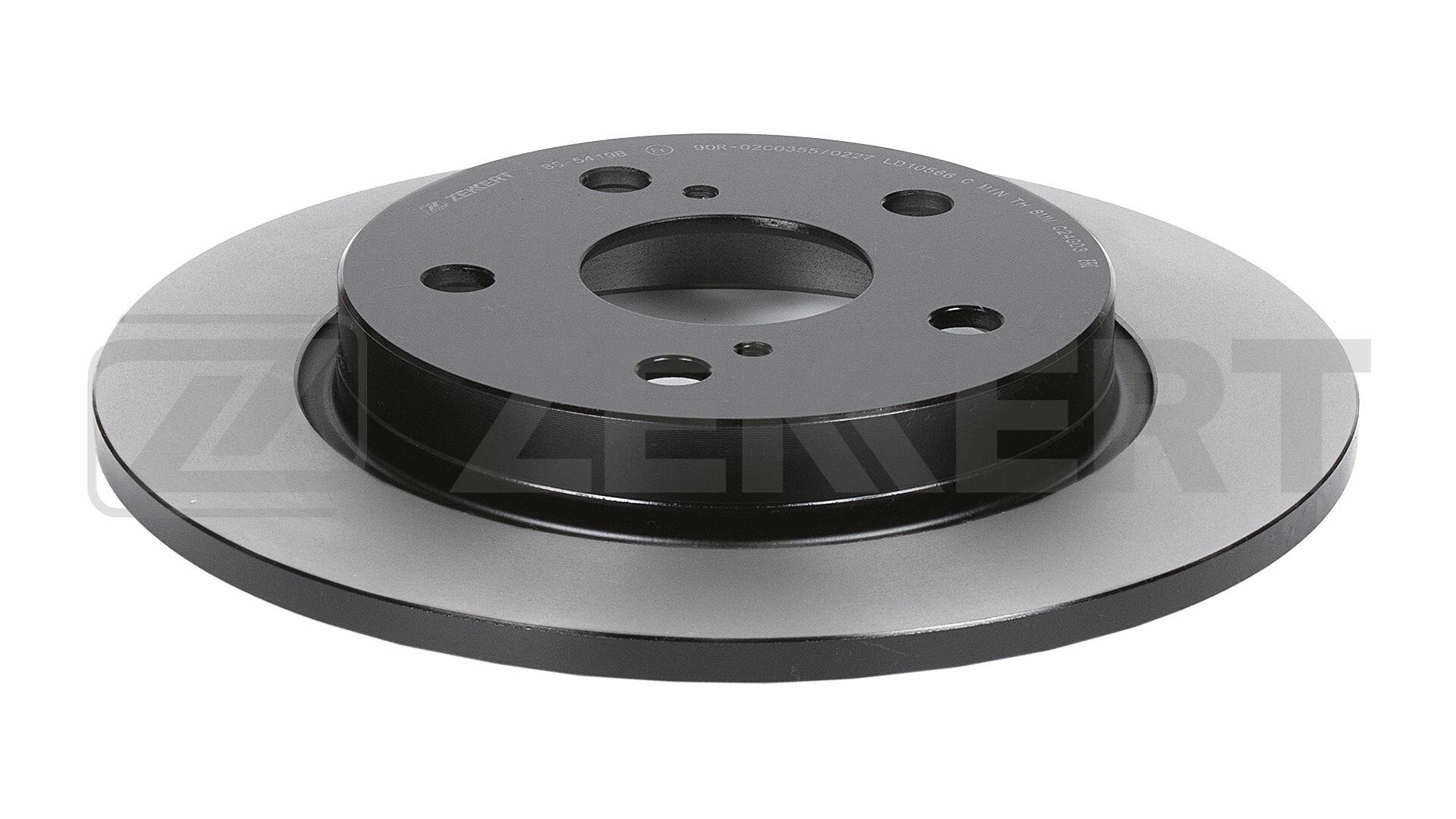 Zekkert Диск тормозной задний Toyota Corolla (E150 E180 E10) 06- Auris (E150) 07- (с покрытием)