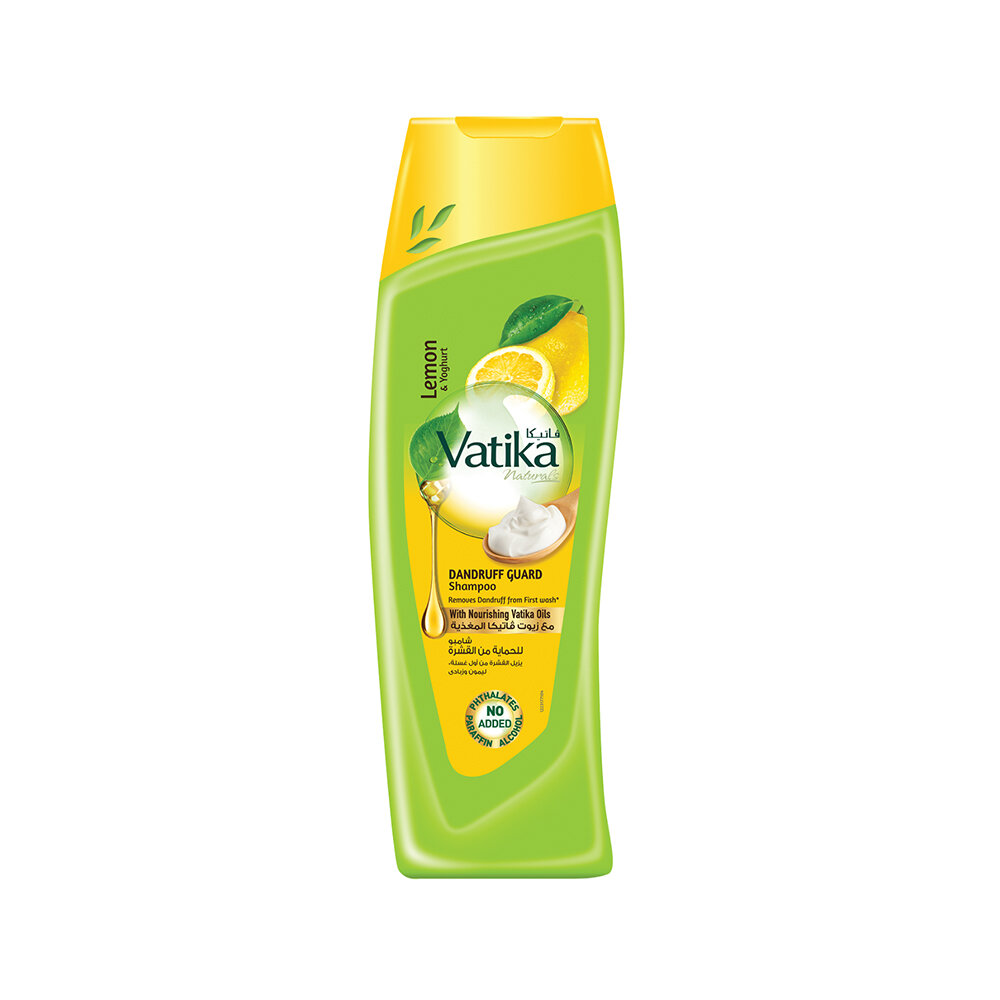 Dabur Vatika Dandruff guard Шампунь от перхоти с лимоном и йогуртом /Lemon & Yoghurt Дабур Ватика, 700 мл