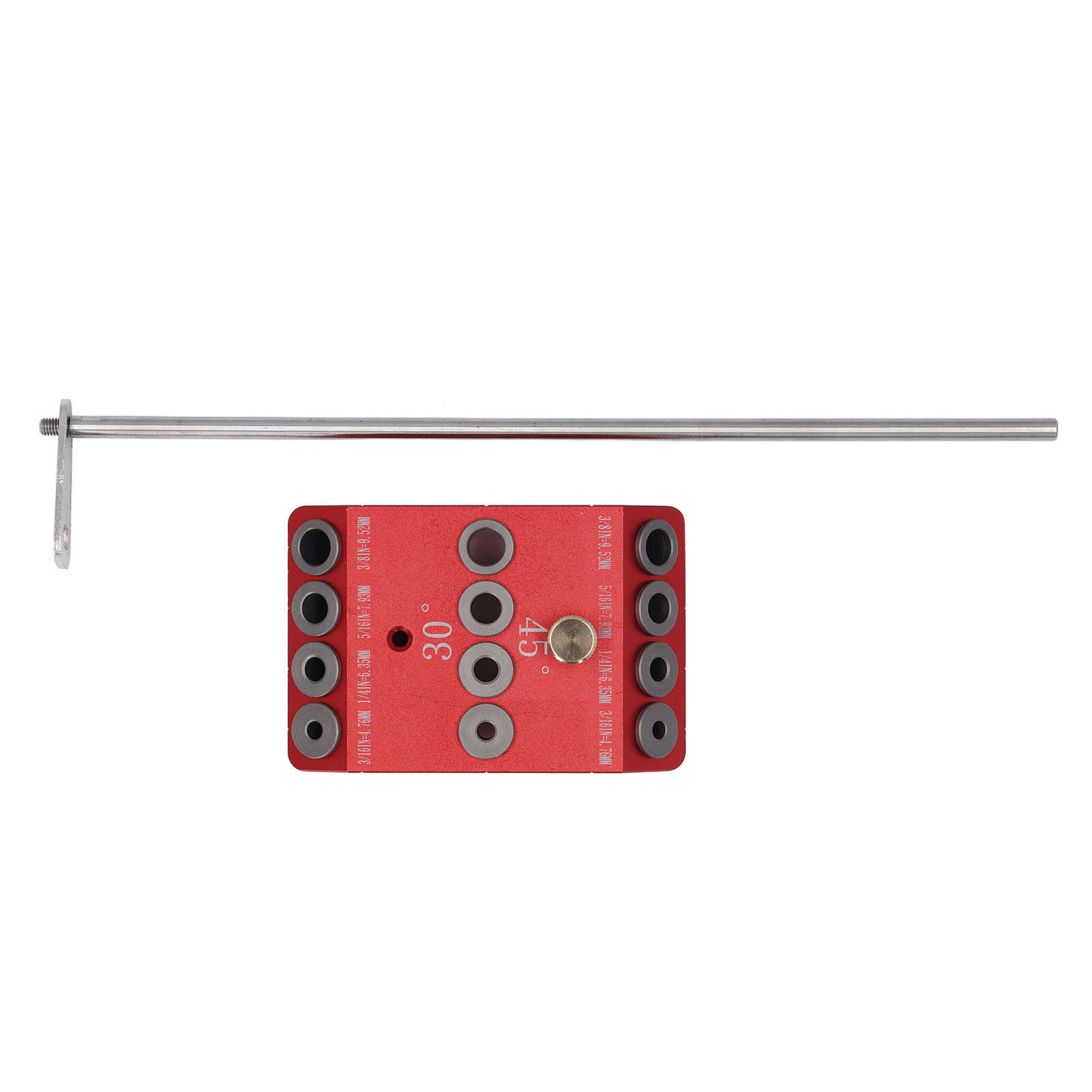 Руководство для отверстия отверстия Джиг 30 45 90 градусов шаблон угла бурения локатор с съемным удлинительным стержнем втулку буровой втулки