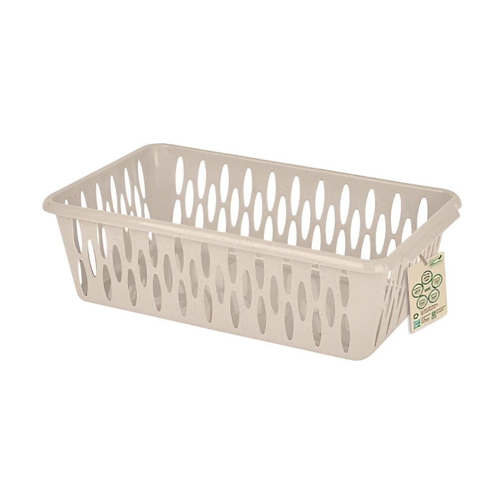 Корзинка "Keeplex" Light S, 25,5 x 15 x 7,2 см, цвет: белое облако