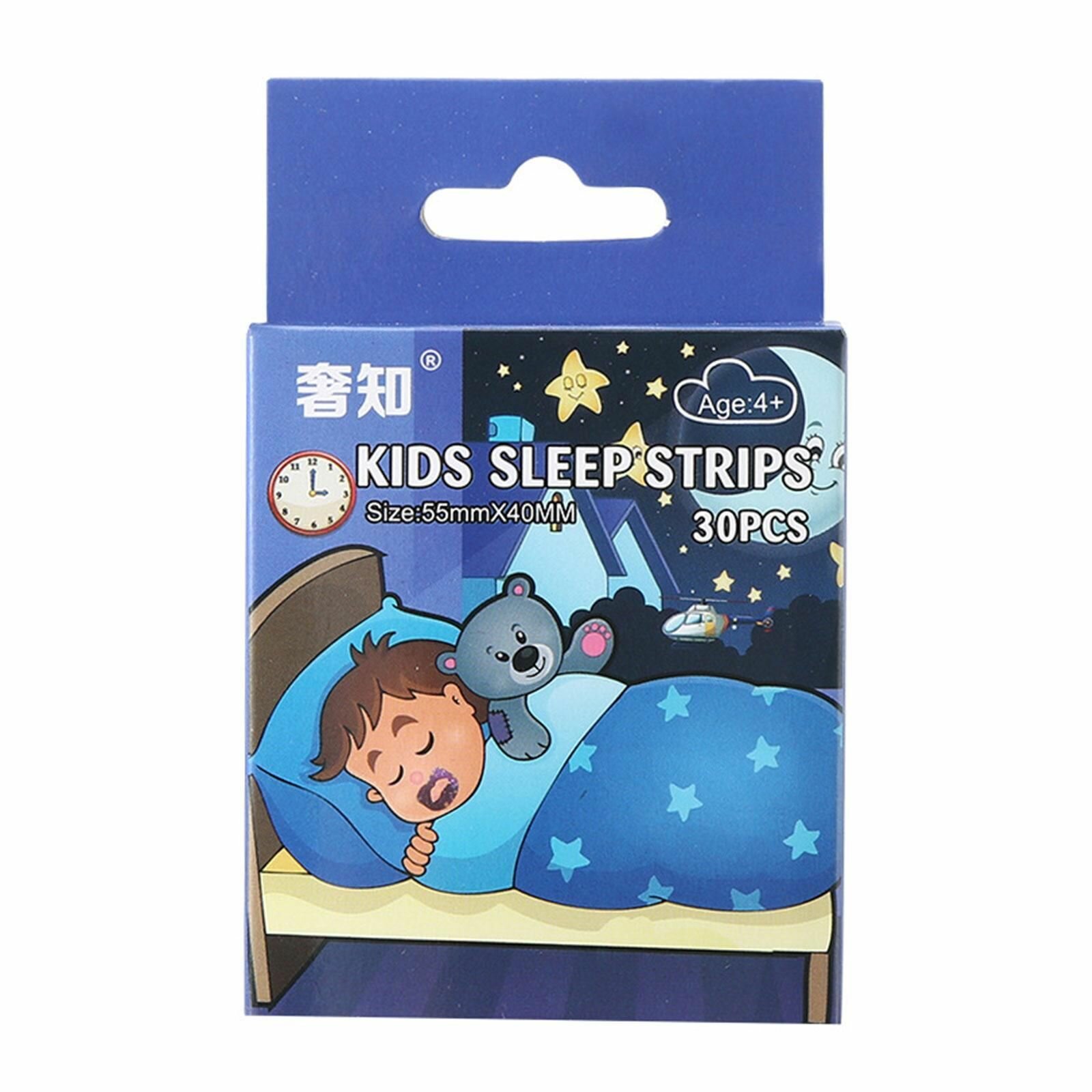 30 шт. детских пластырей для коррекции ротового дыхания и против храпа