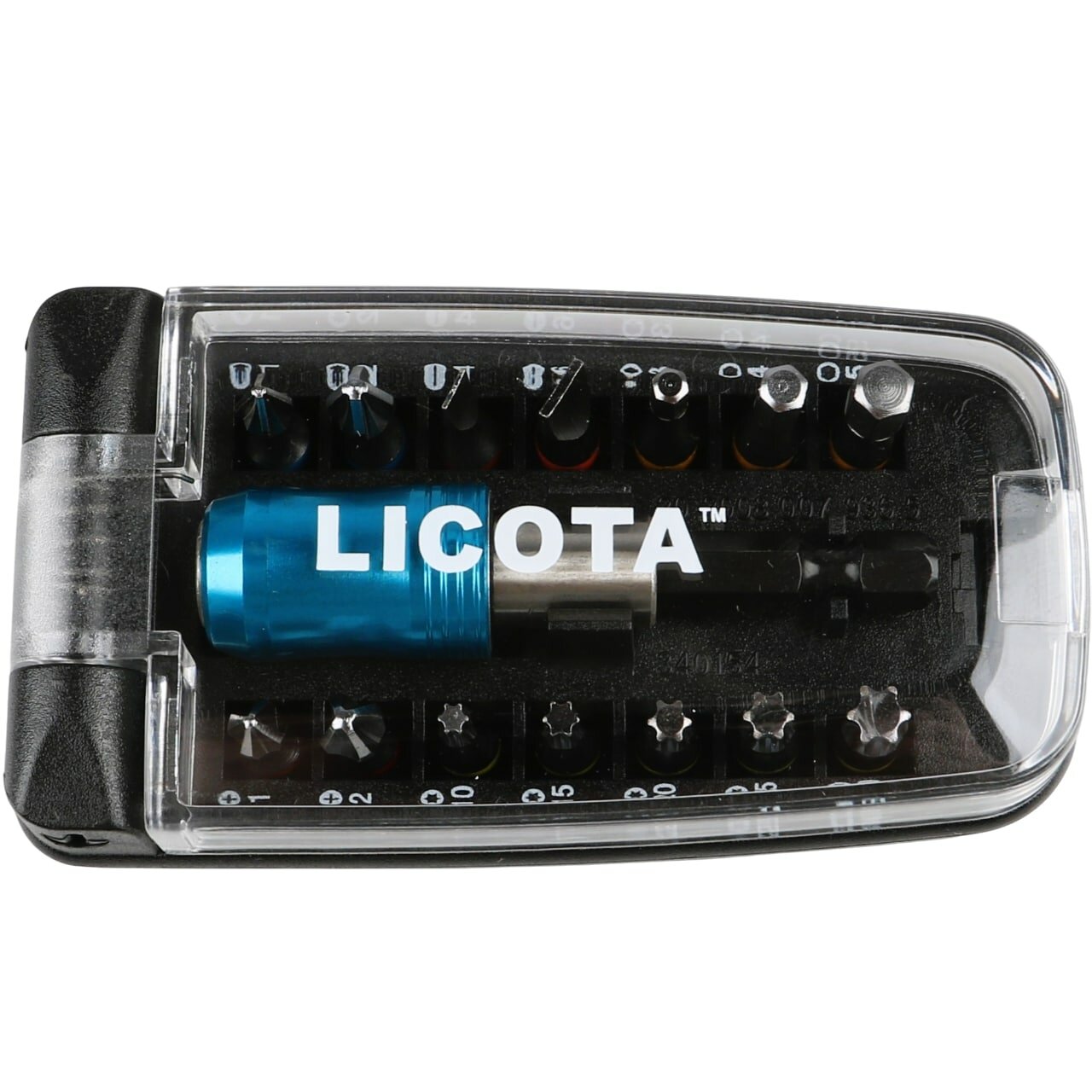 Licota ABD-BCRK01 Набор торсионных бит 1/4" с магнитным держателем 15 пр.