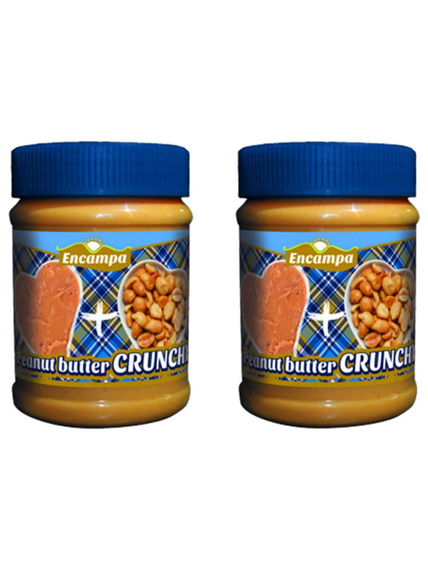 Encampa Арахисовая паста Crunchy 340 г, 2 шт