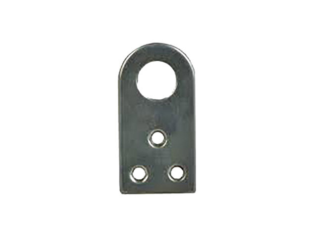 Проушина дверная прямая, 40х90 мм, оцинкованная сталь, цвет цинк