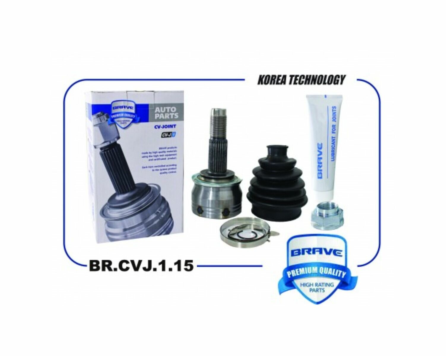 Шрус Внешний Chevrolet Aveo T300, Cobalt 11- Автомат(Brave Brcvj115)