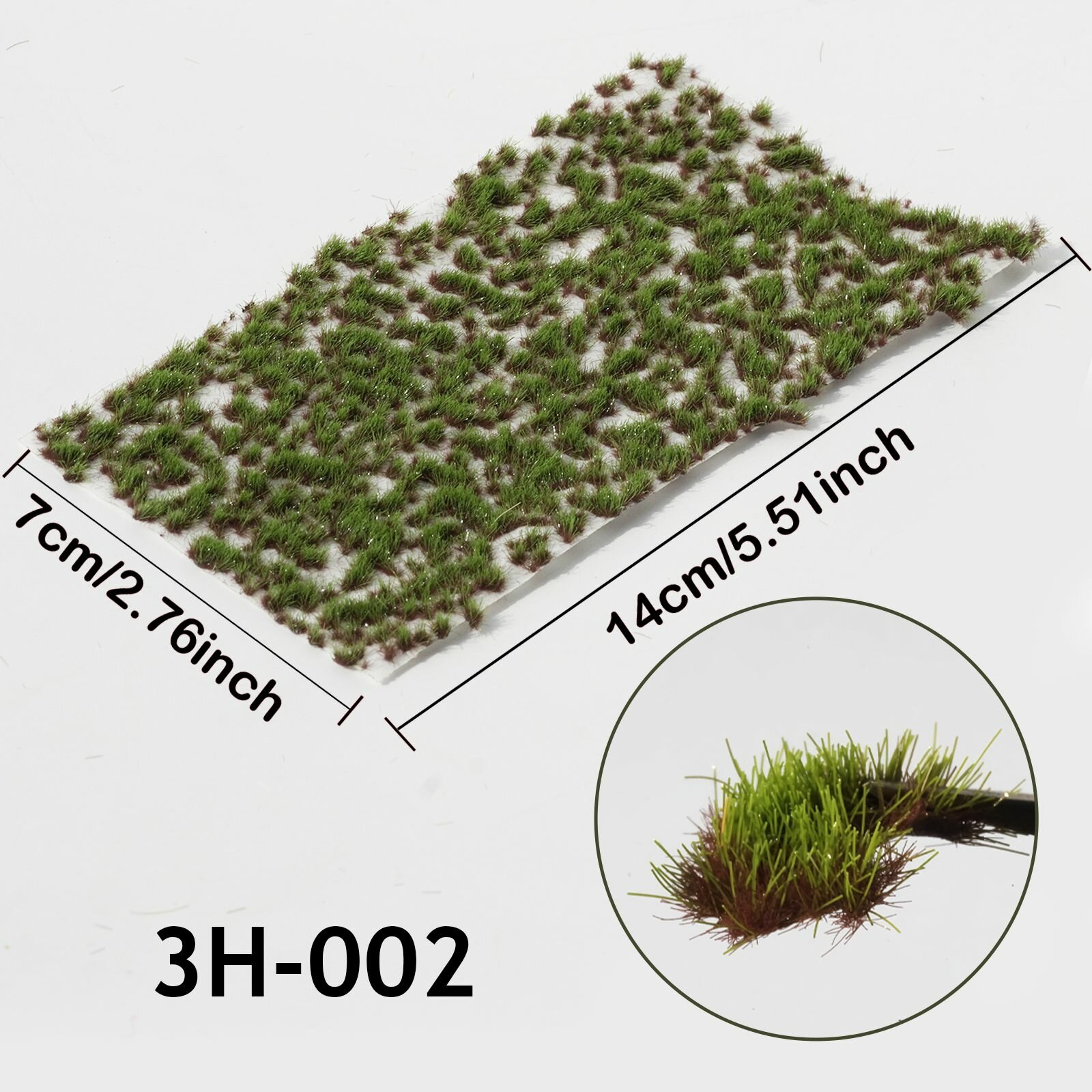 3MM статическая травяная кластерная модель, имитация травы для макета железной дороги, диорамы, песочницы и архитектурного ландшафта