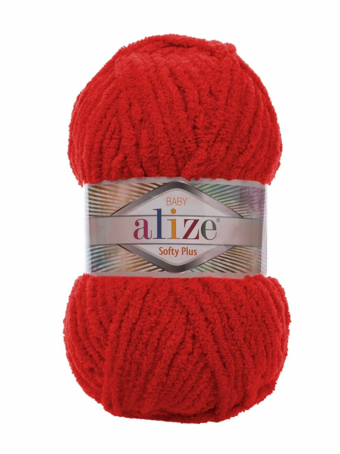 Пряжа Alize Softy PLUS №56, (1 упаковка- 5 мотков) Микрополиэстер