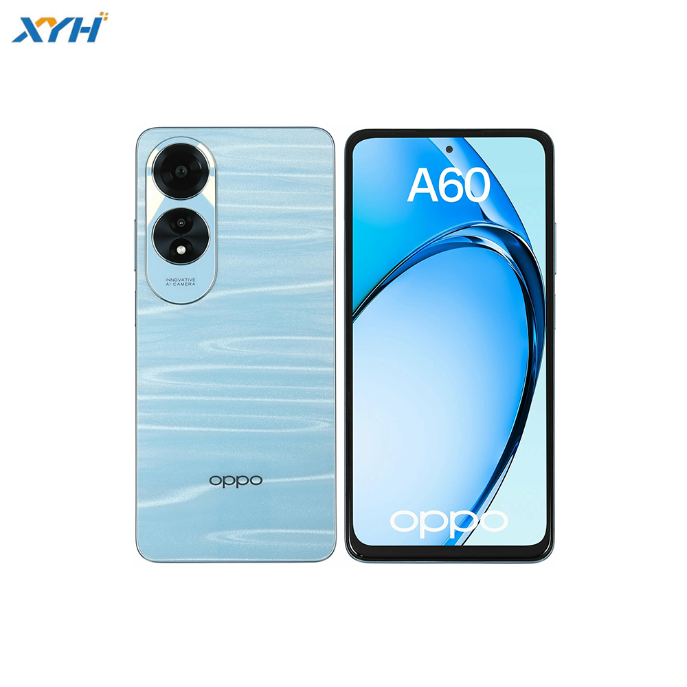 Смартфон OPPO A60 CPH2631, 8GB/256GB, NFC, 50MP, 120Hz, Full HD, голубой