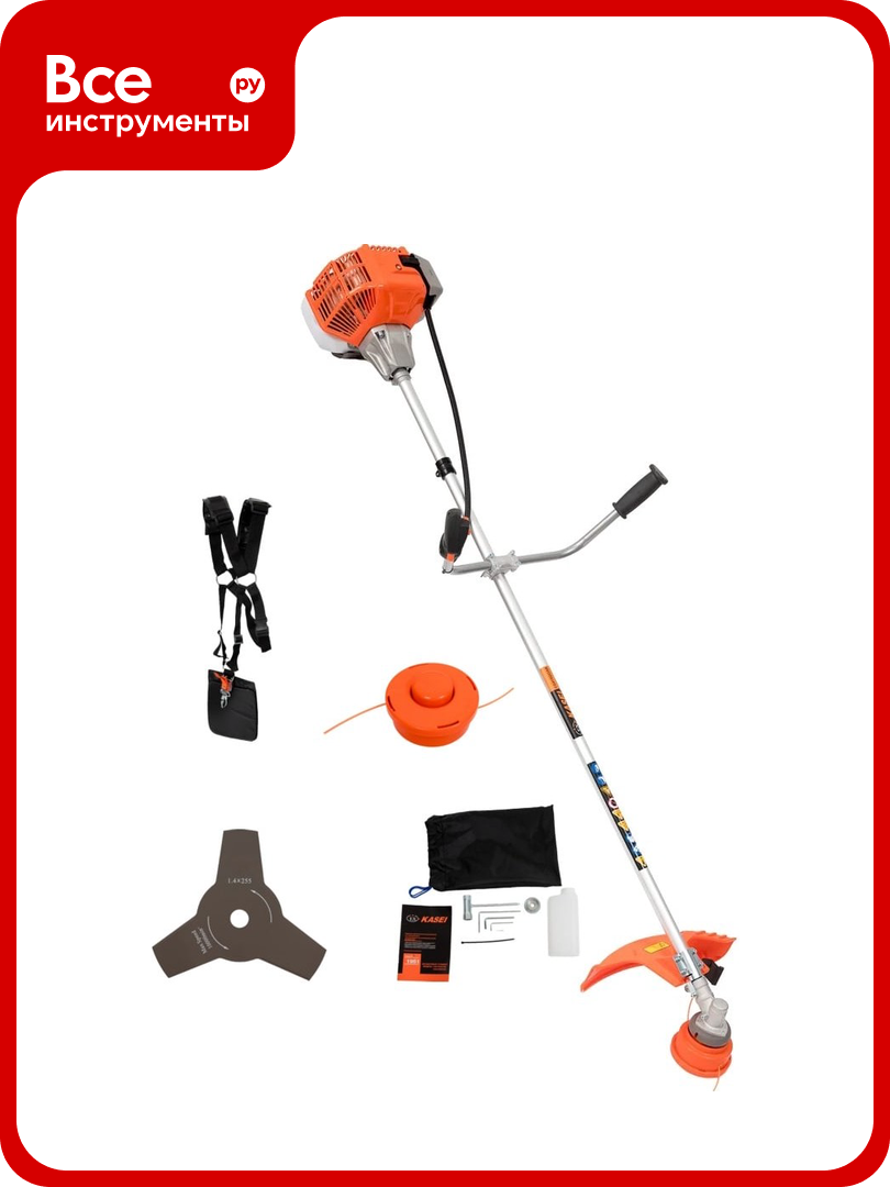 Бензиновый триммер Ex Kasei 1.9 л. с, леска/нож CG415Q52AB, использования