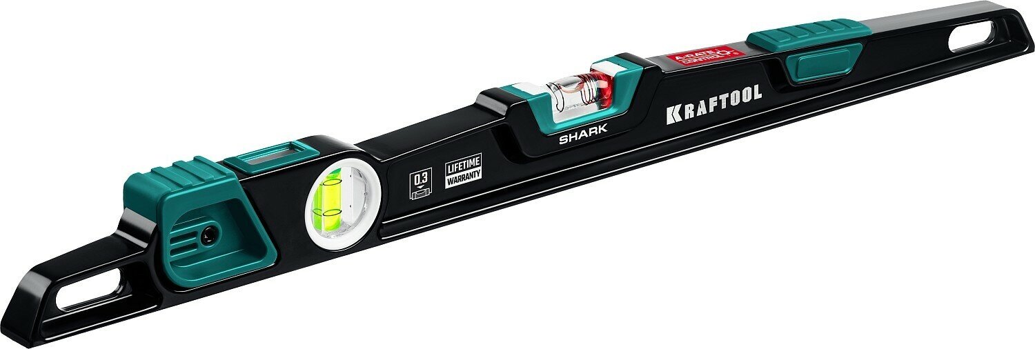 KRAFTOOL A-RATE CONTROL Shark с глазком , 600 мм, Литой уровень (34920-60)