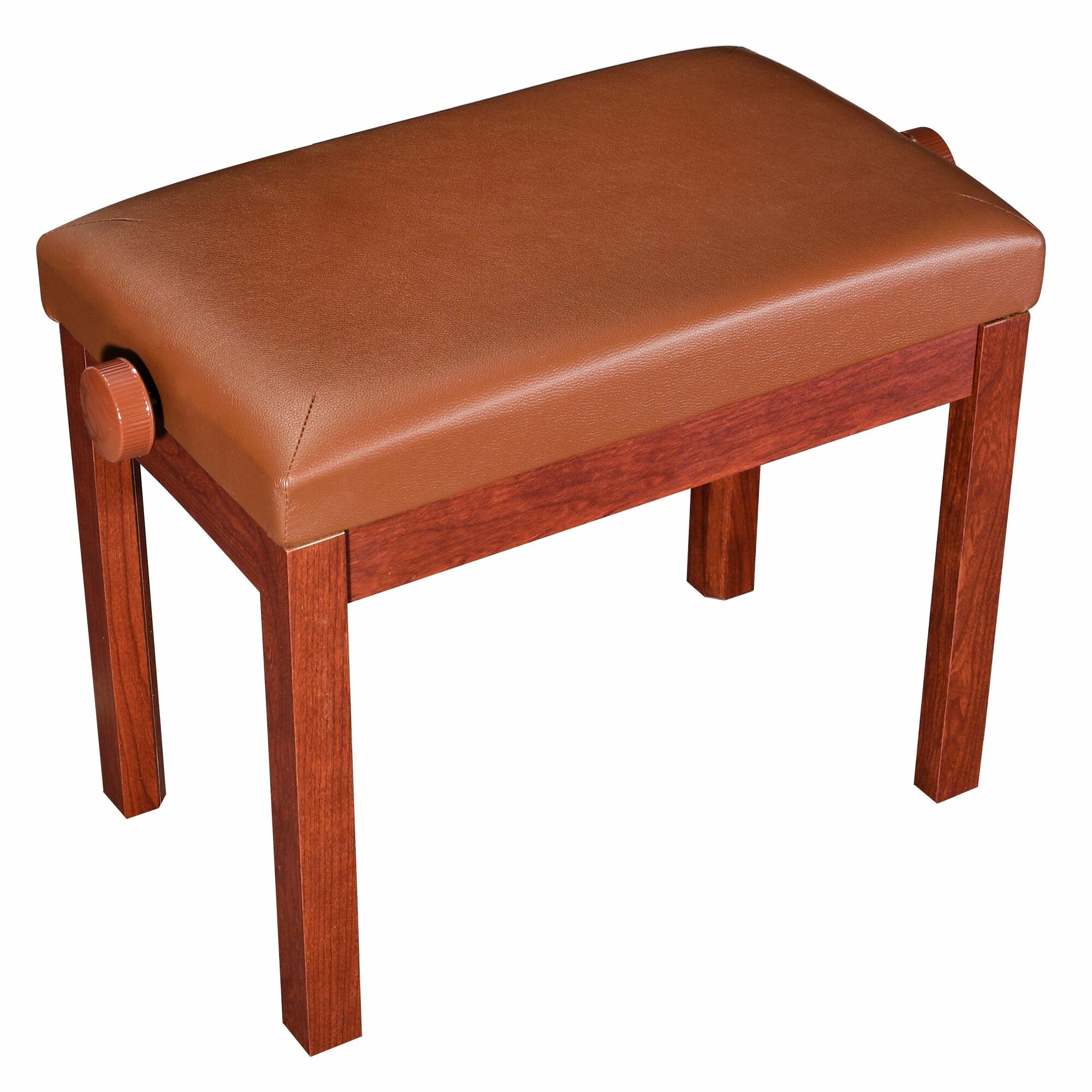 JOOL JR-100BR Банкетка для рояля/пианино, с подъемным механизмом (регулируемая) и пластмассовыми ручками