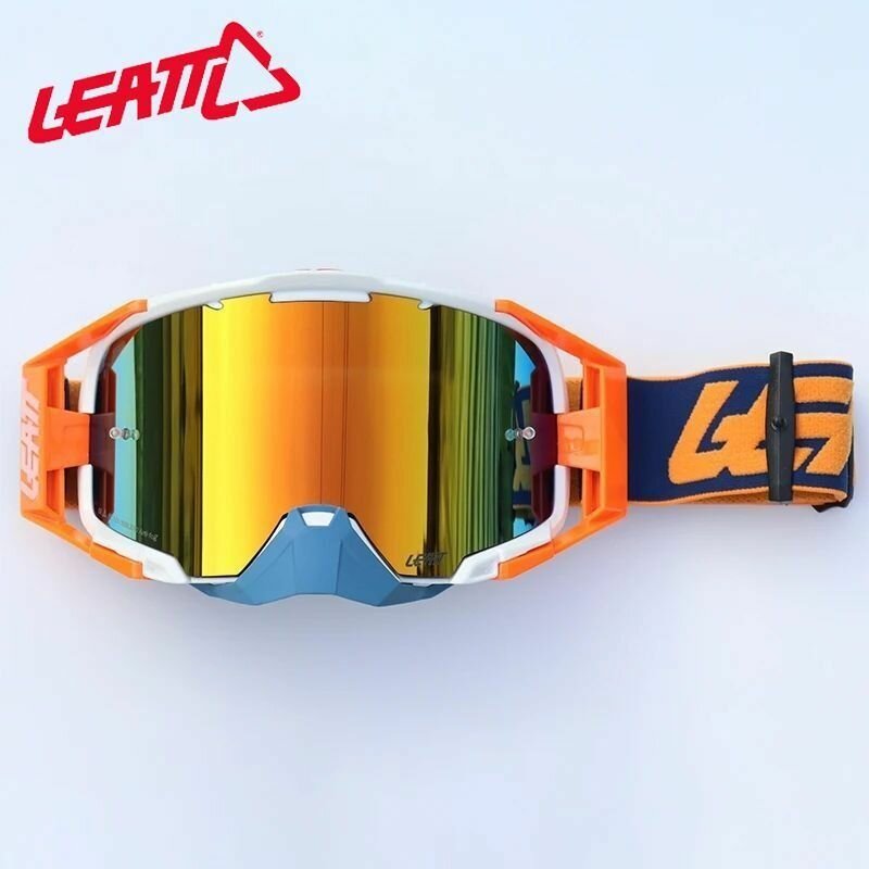 LEATT очки Velocity 6.5 Ultra HD Двухслойные противотуманные противотуманные зеркала, очки для мотокросса Мотоцикл MTB ATV Велоспорт Гонки