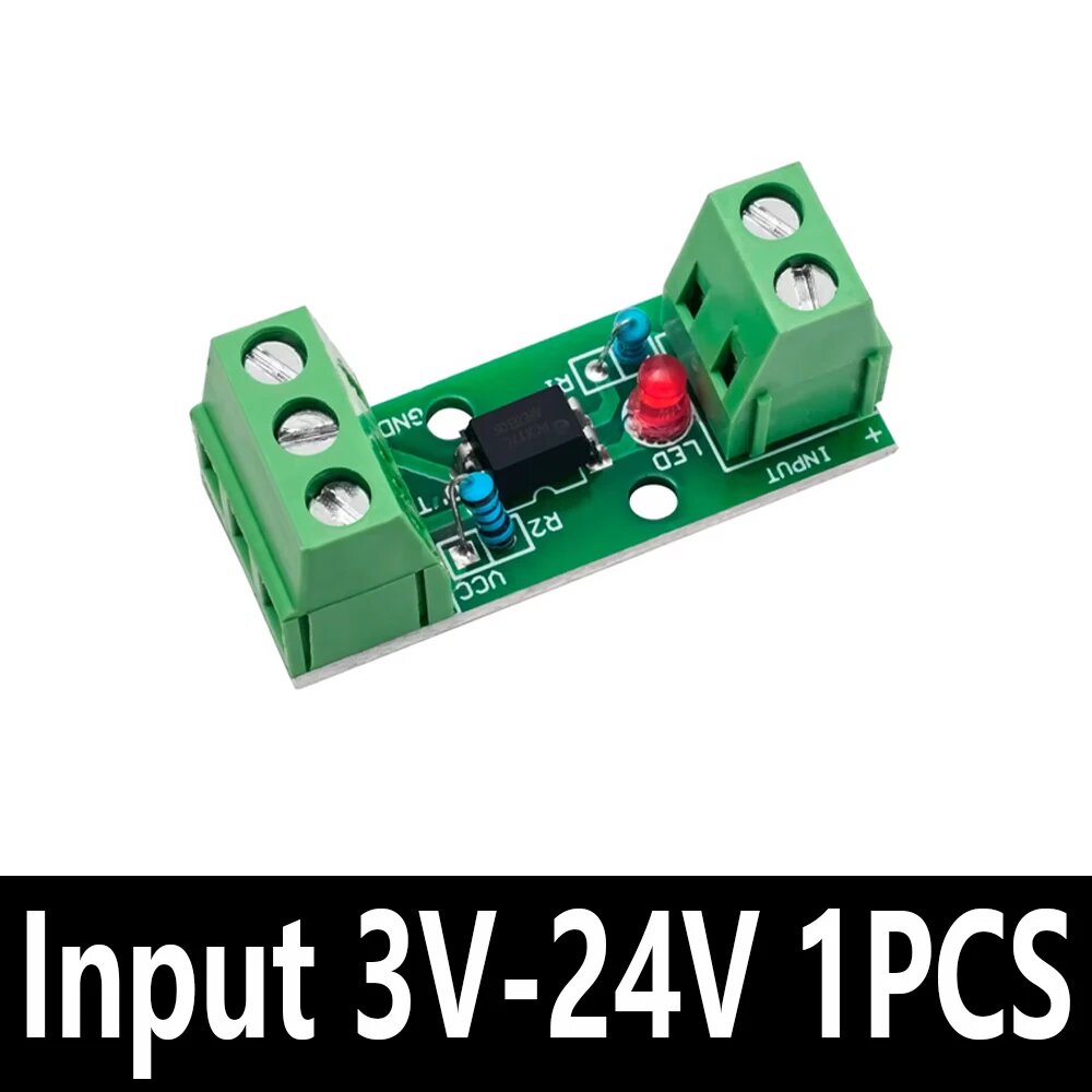 EGBO 1-канальный модуль изоляции оптрона PC817 Input 3V-24V 1PCS