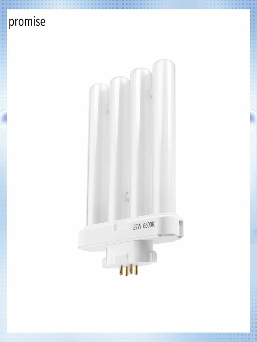 220V 27W 4-контактный ряд 6500K Double-H Quad Tube Компактная люминесцентная лампа Лампа накаливания