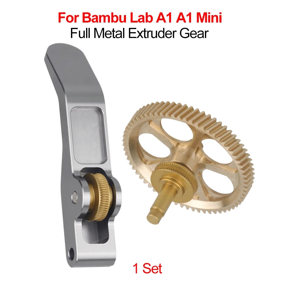 Шестерня экструдера из металла для Bambu Lab A1 A1 Mini