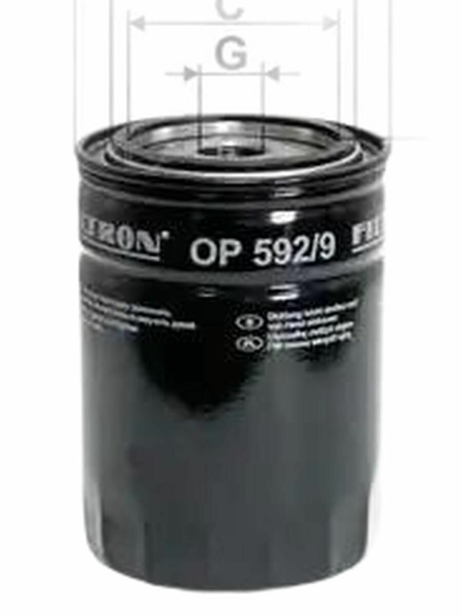 Фильтр масляный H202 D95 UNF 1'-12 By-pass Anti-Drain Omn DAF 1700 - 3300. VanHool