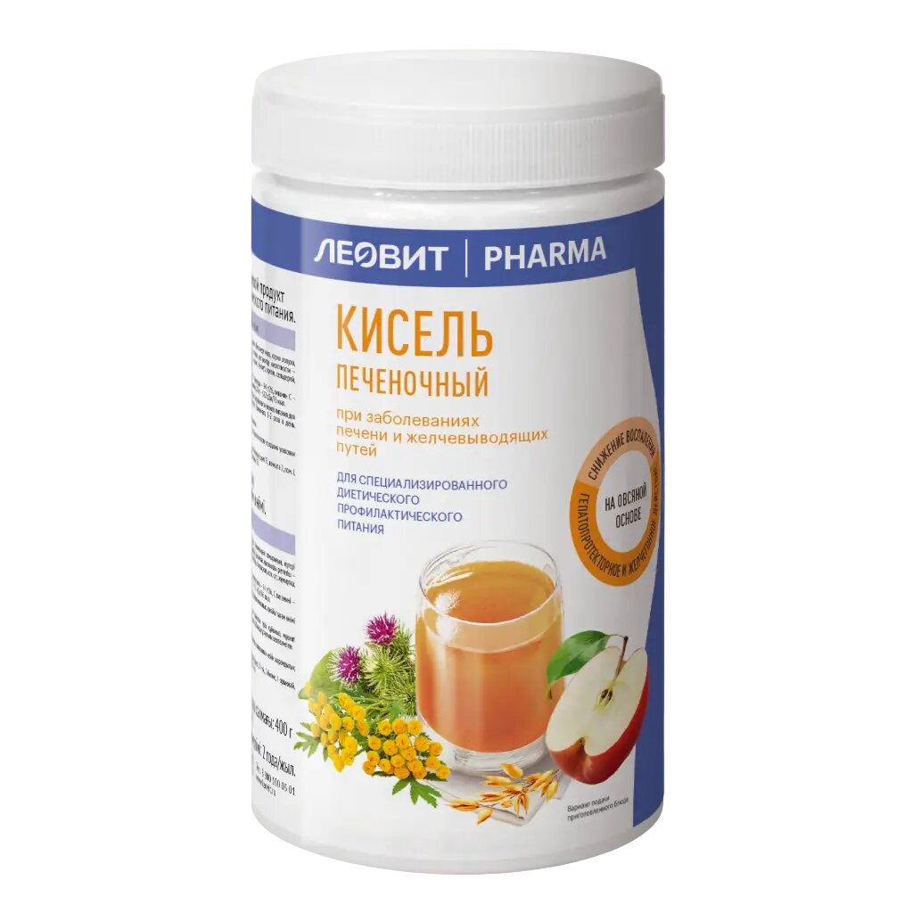 Леовит Pharma Кисель Печеночный банка 400 г 1 шт