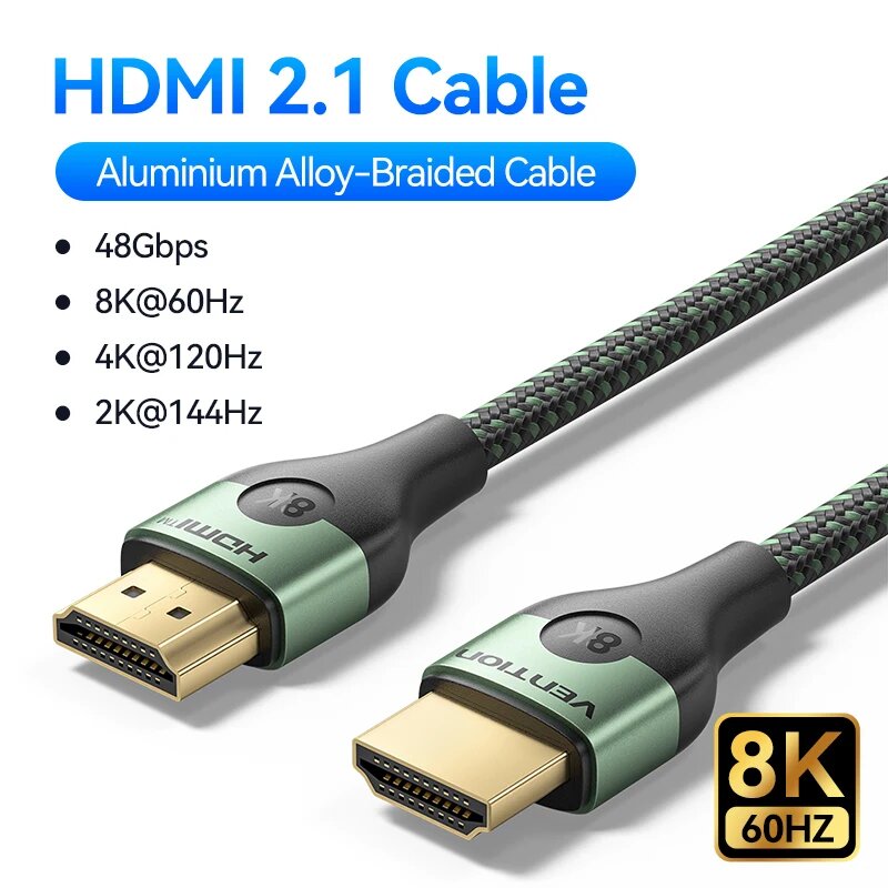 Кабель Vention HDMI 2.1 8K для PS5 1,5 м