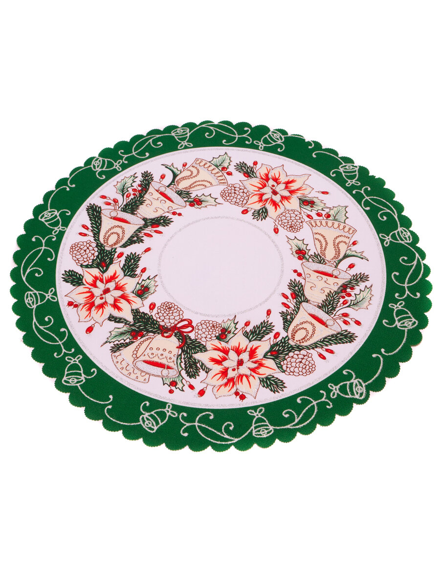Подложка на стол новогодняя D 40 см