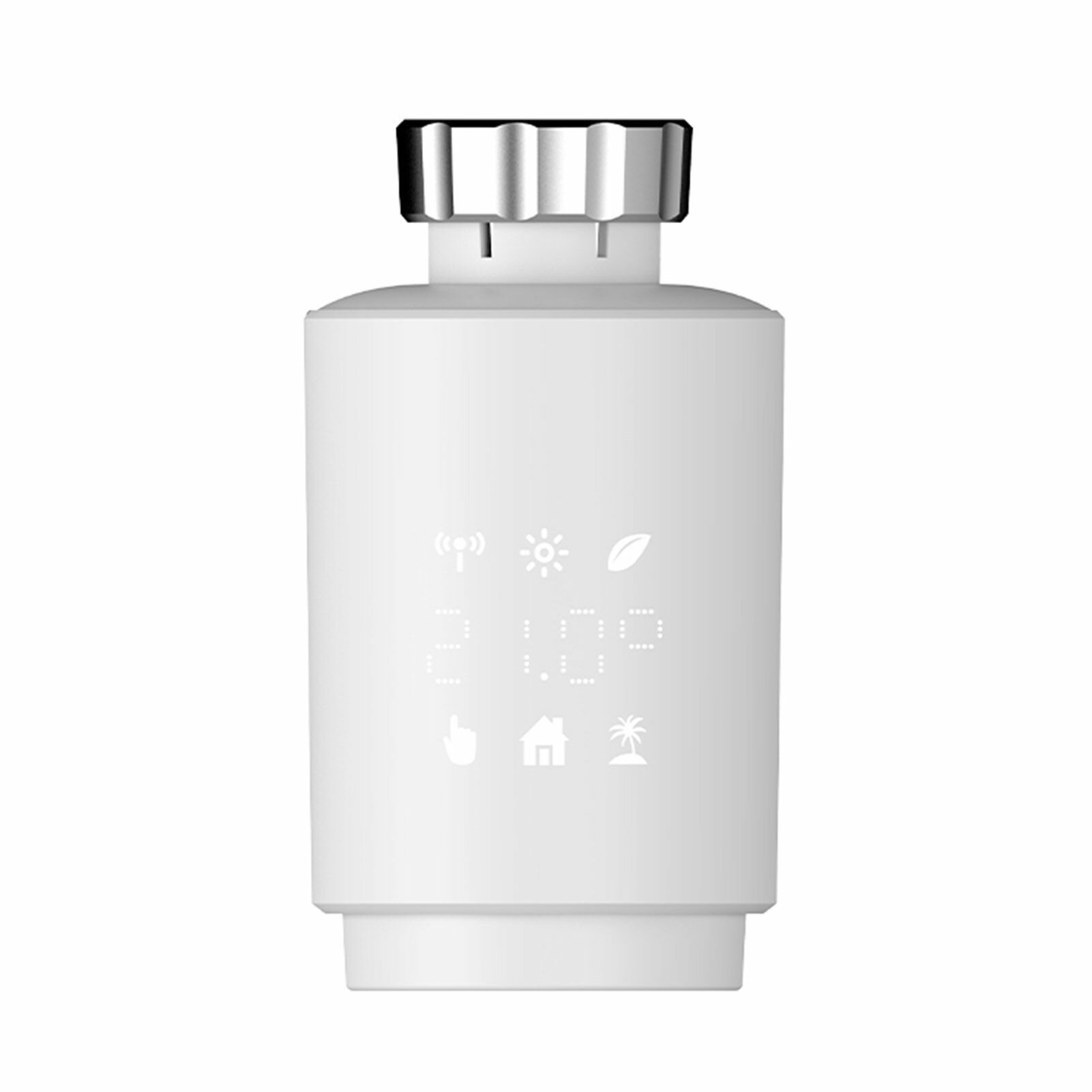 Термостатический радиаторный клапан для интеллектуального термостата ZigBee 3.0. Регулятор температуры. Программируемое на неделю приложение. Голосовое управление.