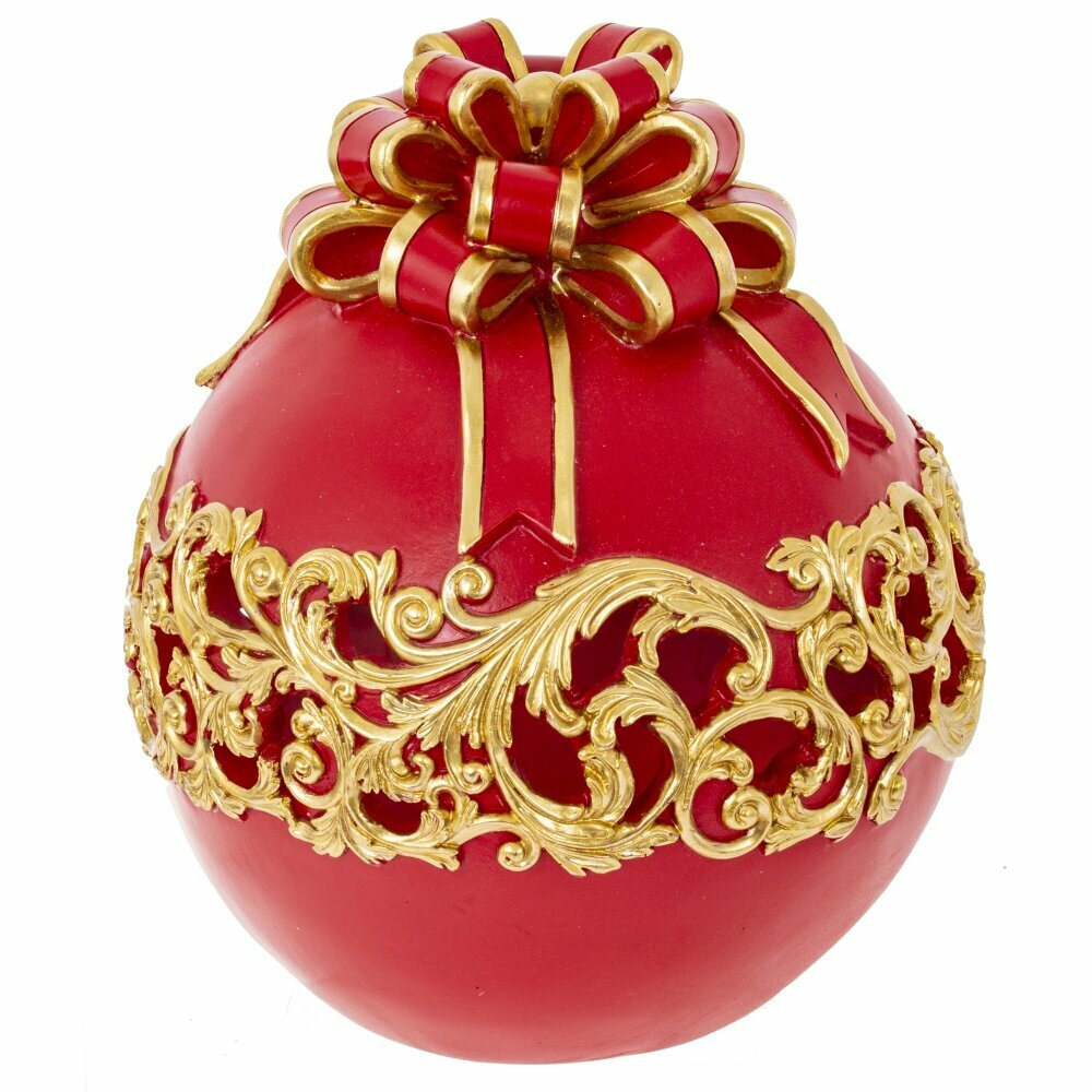 Изделие декоративное Новогодний шар с подсветкой, 19х19х23 см KSM-826005