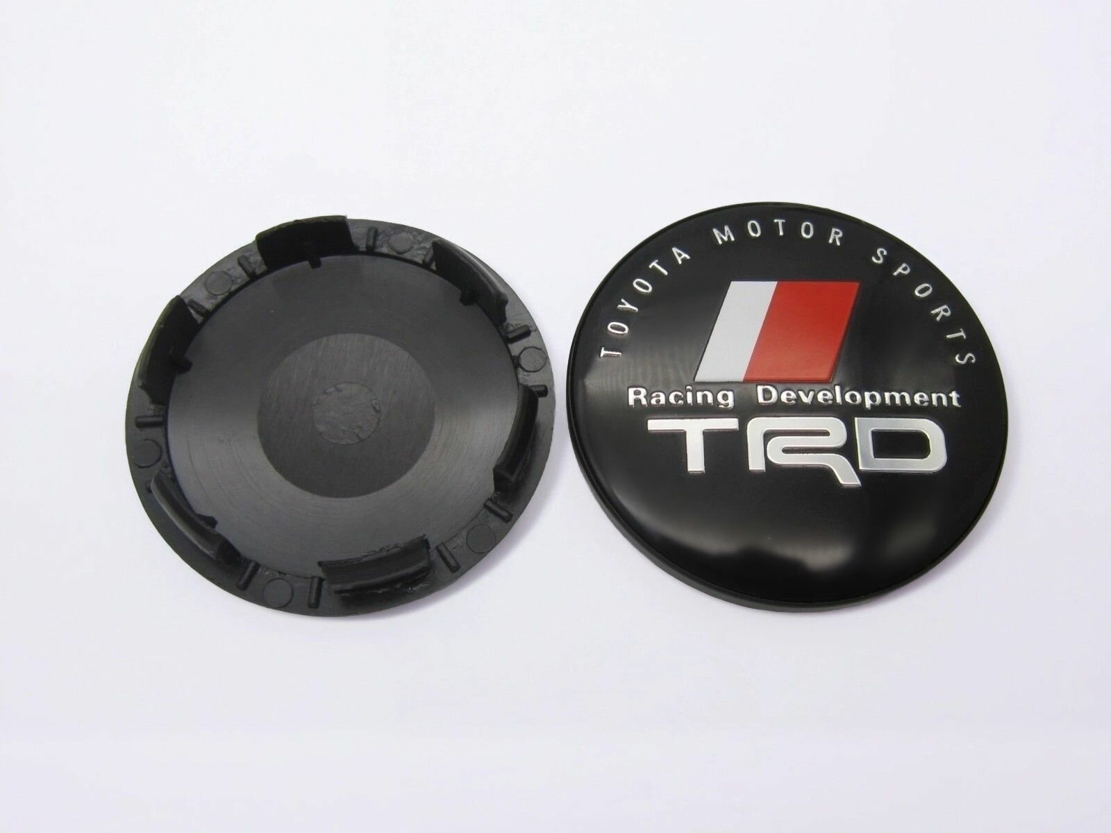 Колпачок заглушка на литой диск КиК TRD black 62/55/10, 1 шт.