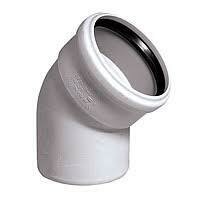 Отвод внутренней канализации 110х45 бесшумная Политэк