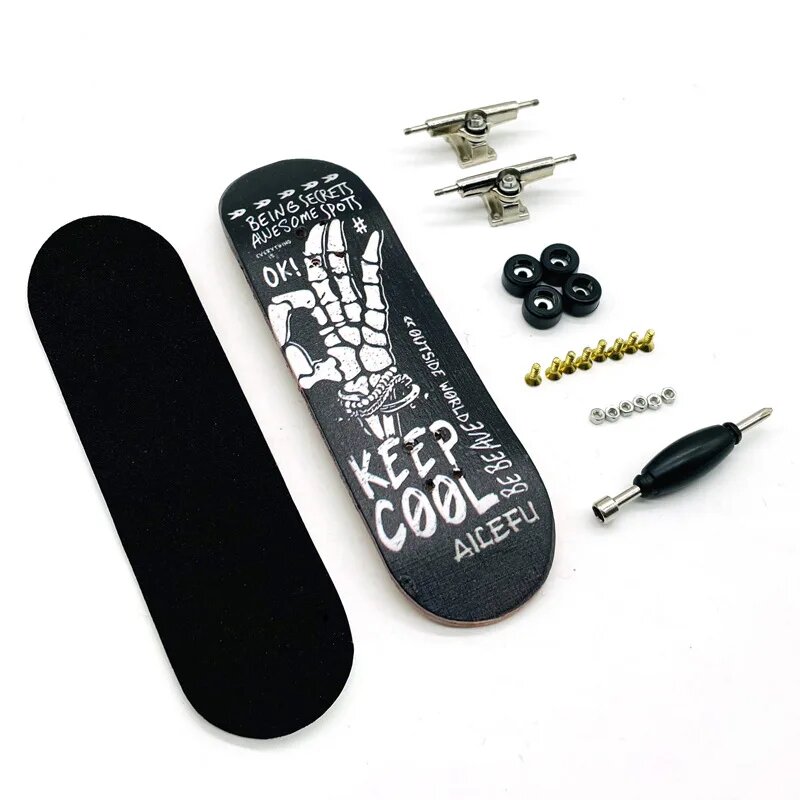 Профессиональный фингерборд Tech Deck из дерева Черный, 1