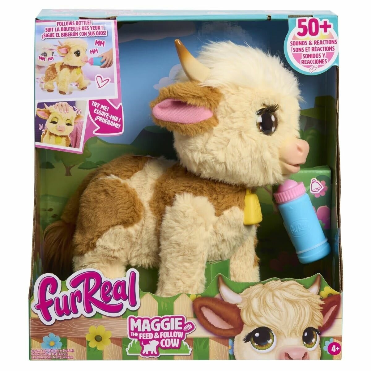 Интерактивная игрушка телёнок Мэгги Furreal Friends Maggie the feed follow cow