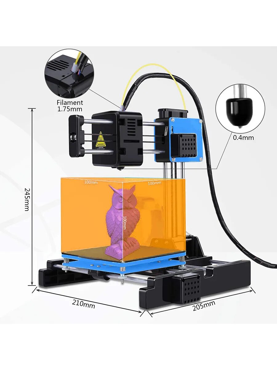 3D-принтер Easy 3d X1 TPU PLA 1.75mm — фото 1