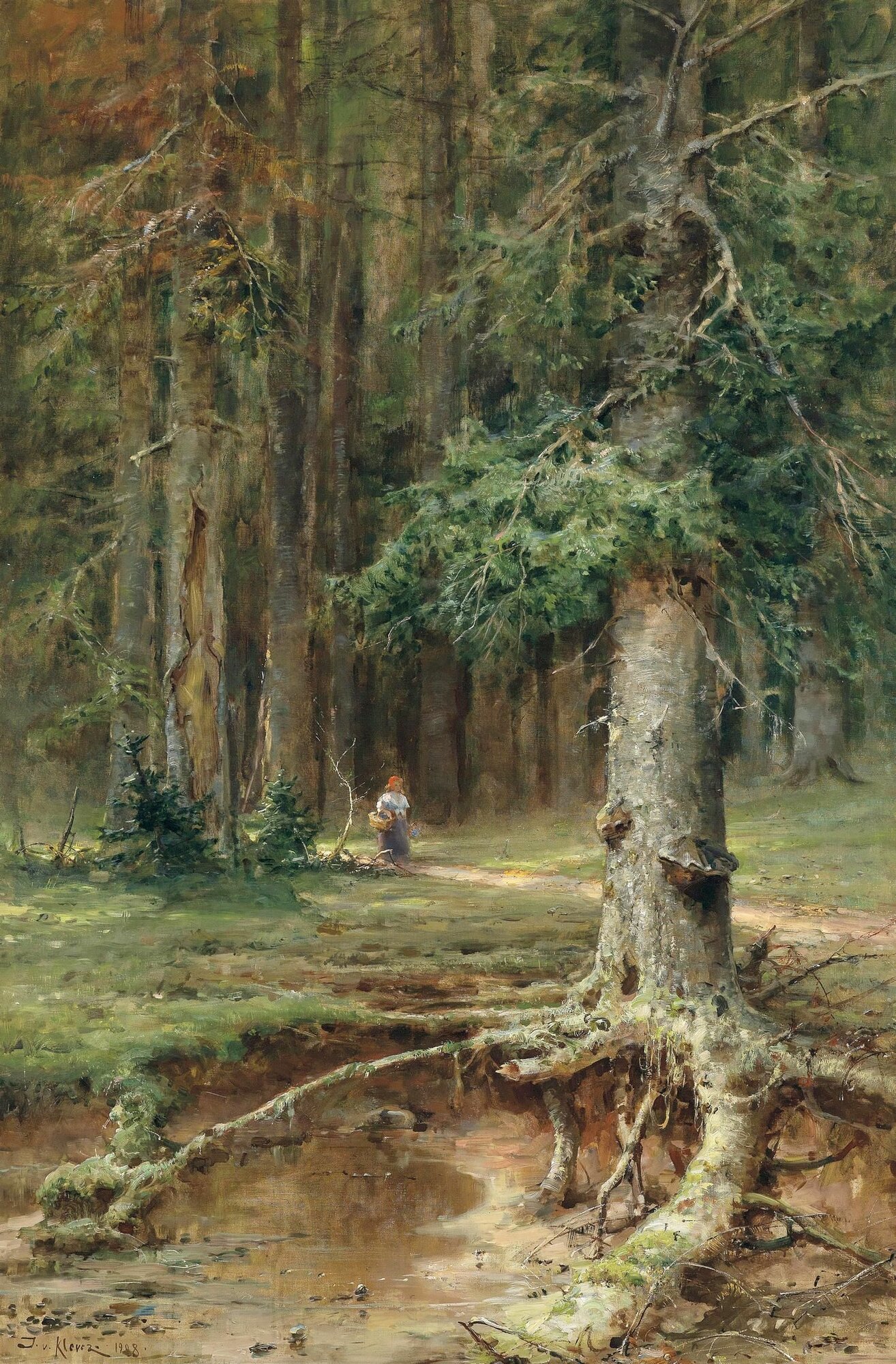 Картина Юлия Клевера Красная Шапочка 52х80 см