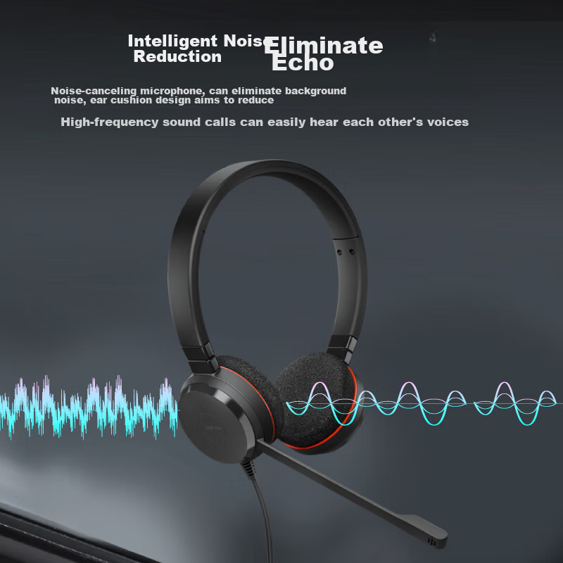 Проводные наушники Jabra Evolve 20 UC USB Headset, цвет черный