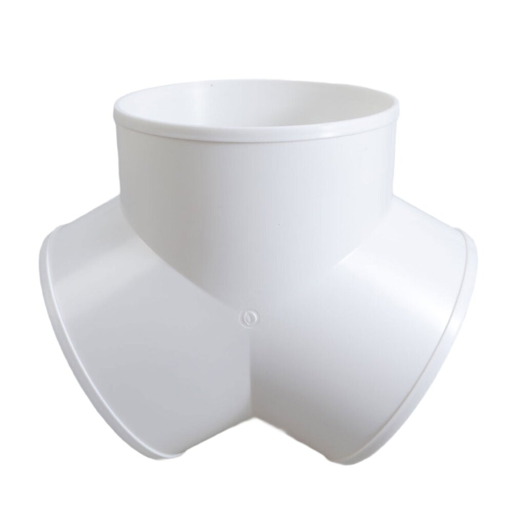 Y-образный тройник вытяжного канала Y-образный тройник равного диаметра вытяжного канала соединение ПВХ пластик-150 мм