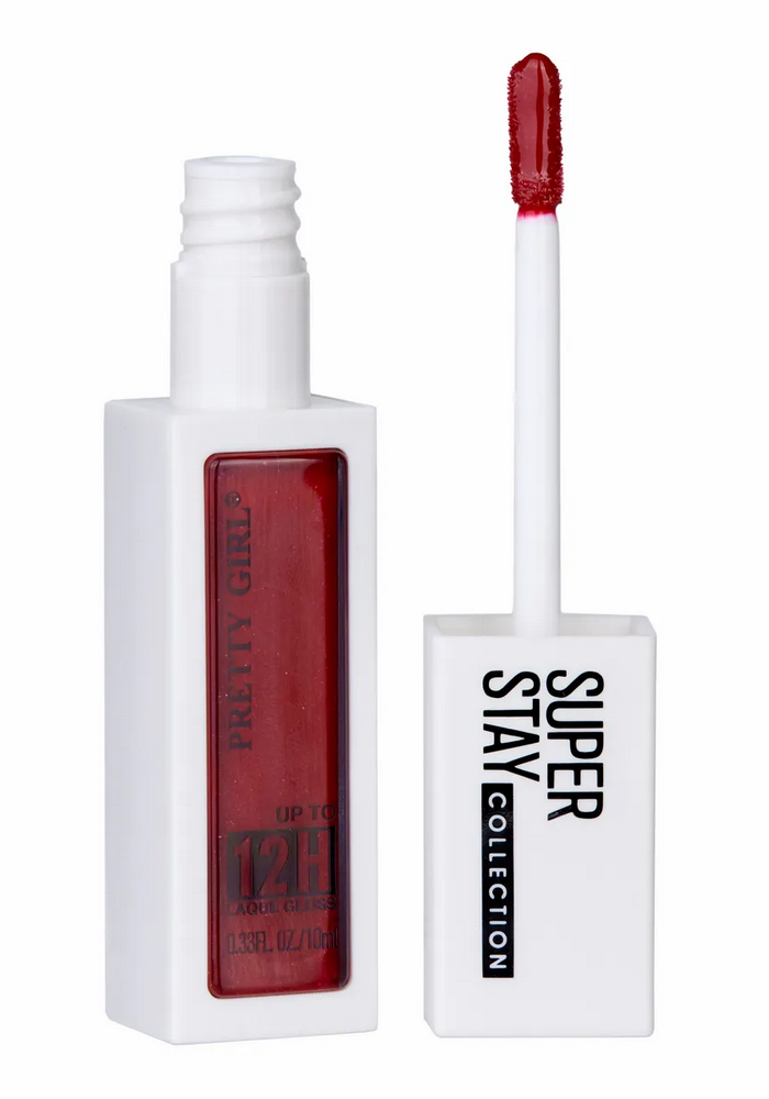 Farres Pretty Girl - Super Stay Блеск для губ с лаковым эффектом 10 мл. №07 (gh106) клубнично-красный