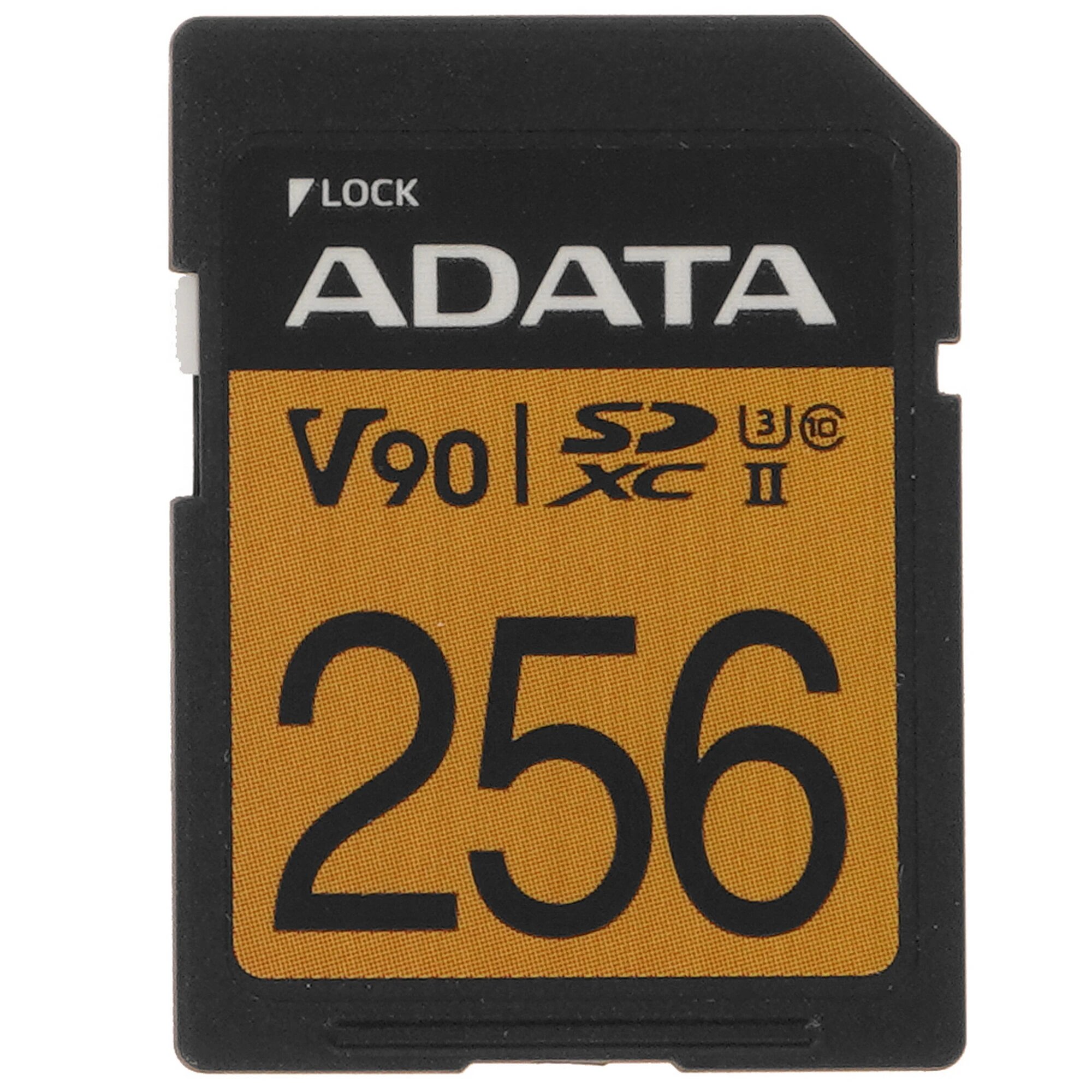 Карта памяти ADATA SDXC 256GB ASDX256GUII3CL10-C UHS-II U3 Class 10