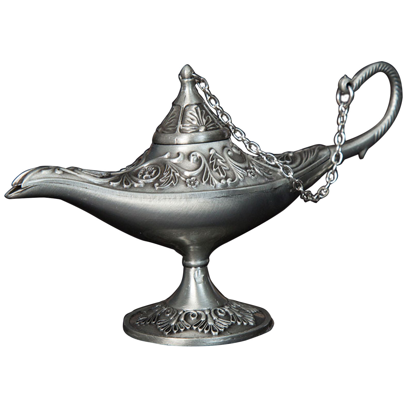 Лампа Аладдина Ретро Лампа Желаний Аксессуары Для Украшения Дома-Оловянный Цвет