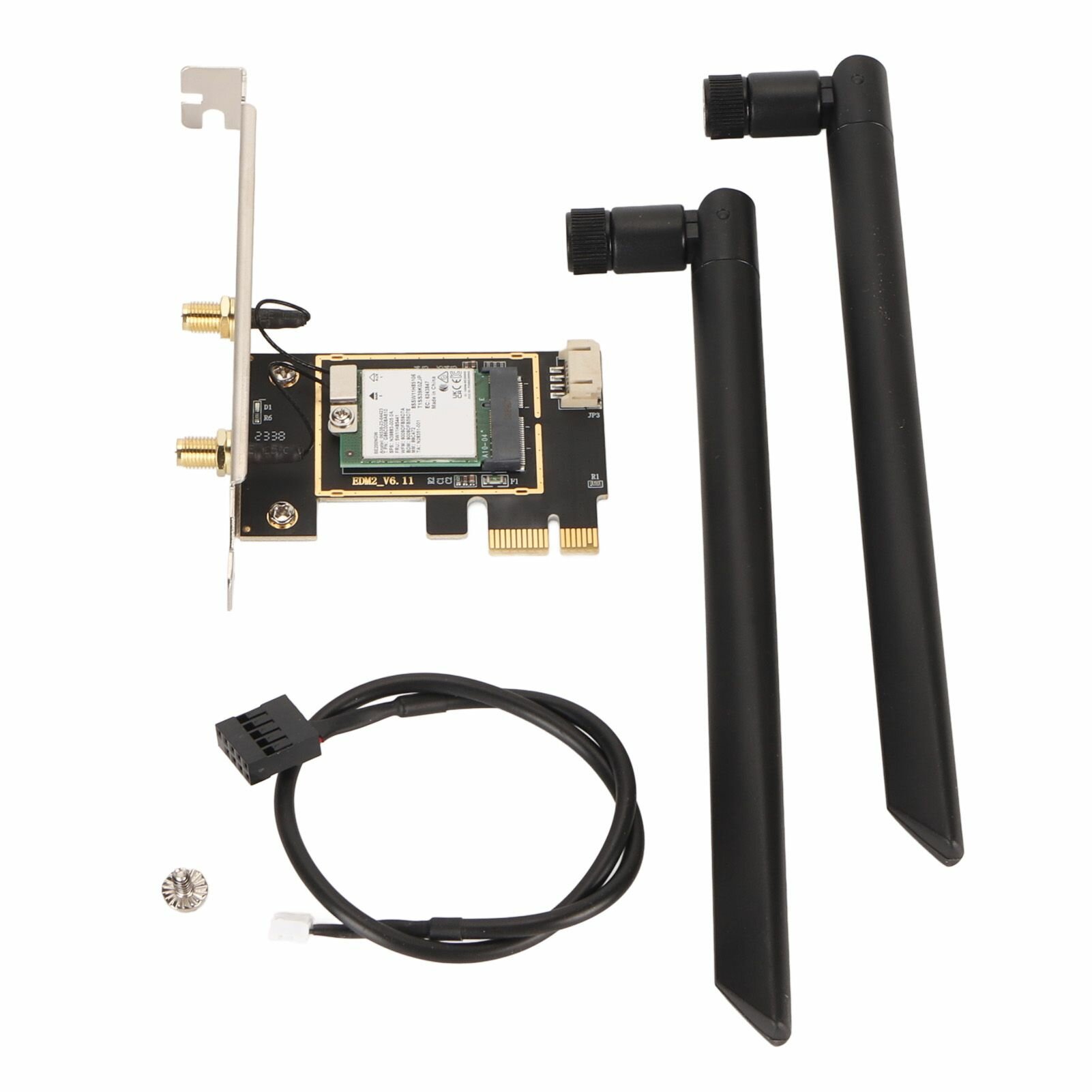 Беспроводная сетевая карта WiFi 7 PCIe X1 со скоростью 8774 Мбит/с, 2,4G 5G 6G, Bluetooth 5.4, совместимая с ПК с ОС Windows 10 11, карта адаптера BE200NGW WiFi 7