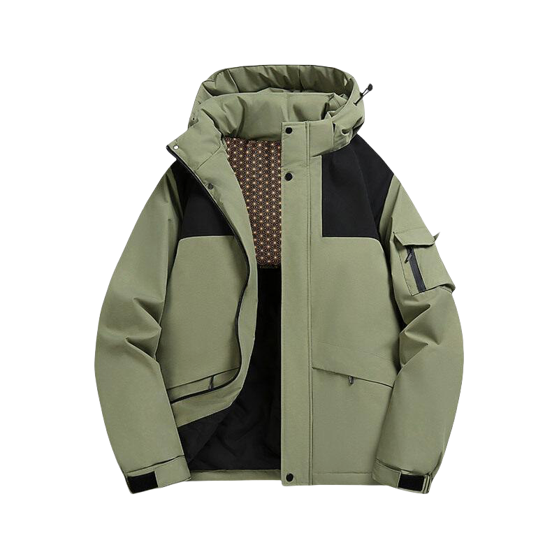 Зимняя уличная теплая хлопчатобумажная куртка NASA для мужчин и женщин с одинаковым содержанием графена плюс бархатная куртка с капюшоном, защищающая от ветра и холода