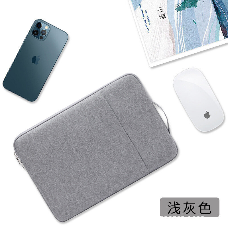 Сумка-чехол, для ноутбука, светло-серая, 10.5 дюймов