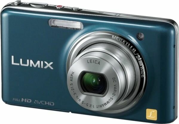 Panasonic Lumix DMC-FX77, Blue Цифровой компактный фотоаппарат Made in Japan
