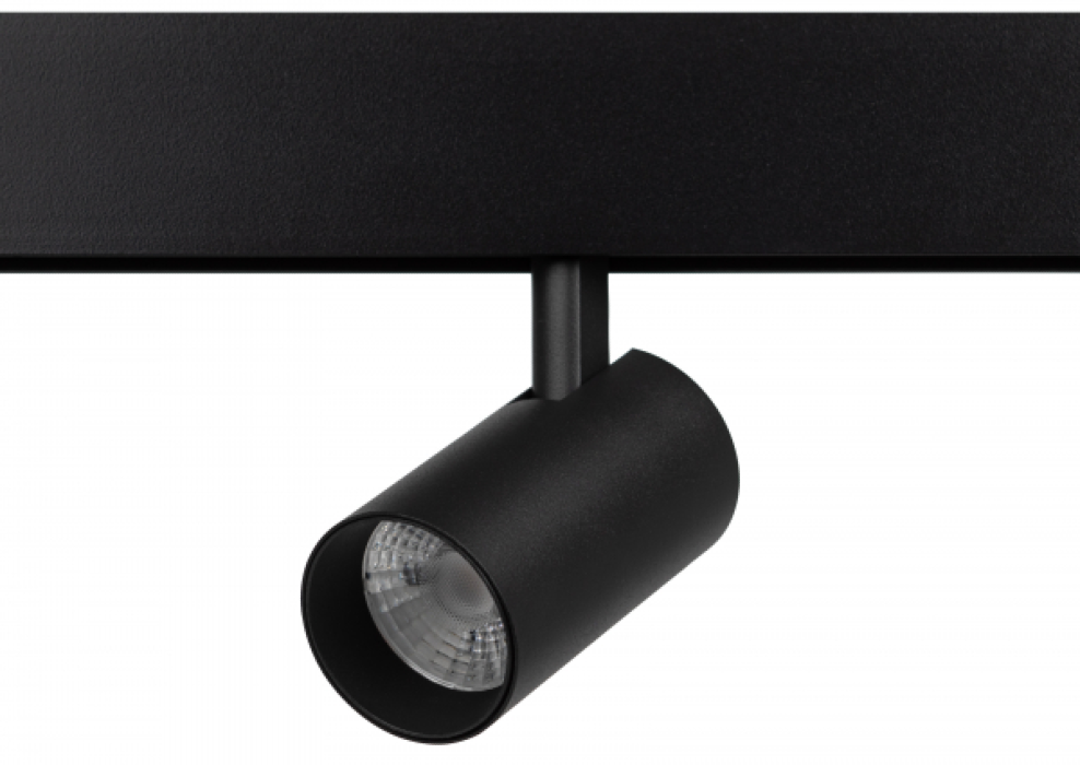 Трековый светильник ЭРА TRM20-6-7W3K-B для системы NOVA магнитный с заливающим светом, 48V 7Вт 3000К, черный 150х118х49мм, Б0054820 / осветительные приборы